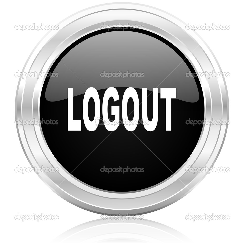 Logout icon Stock Photo by ©alexwhite 31975601