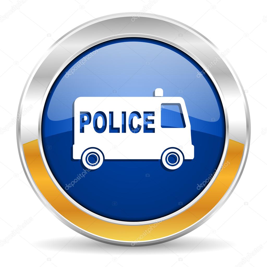 Police icon — Stock Photo © alexwhite #34561037