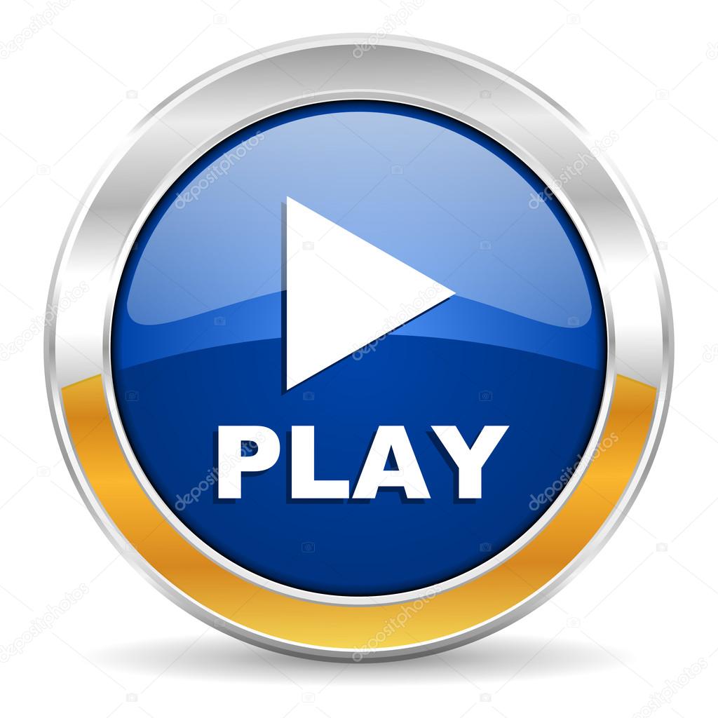 Play icon — Stock Photo © alexwhite #34562149