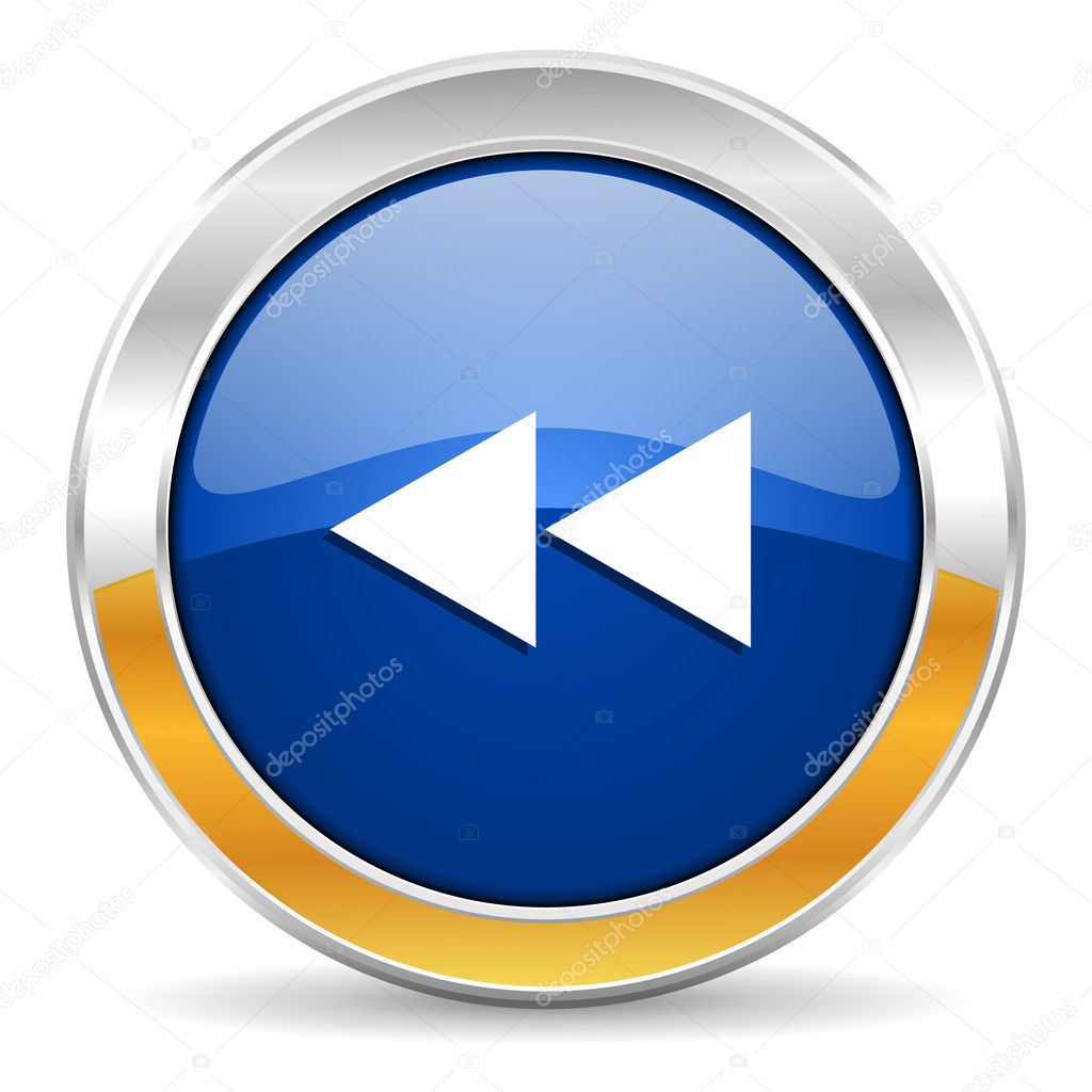 Rewind icon — Stock Photo © alexwhite #34563881