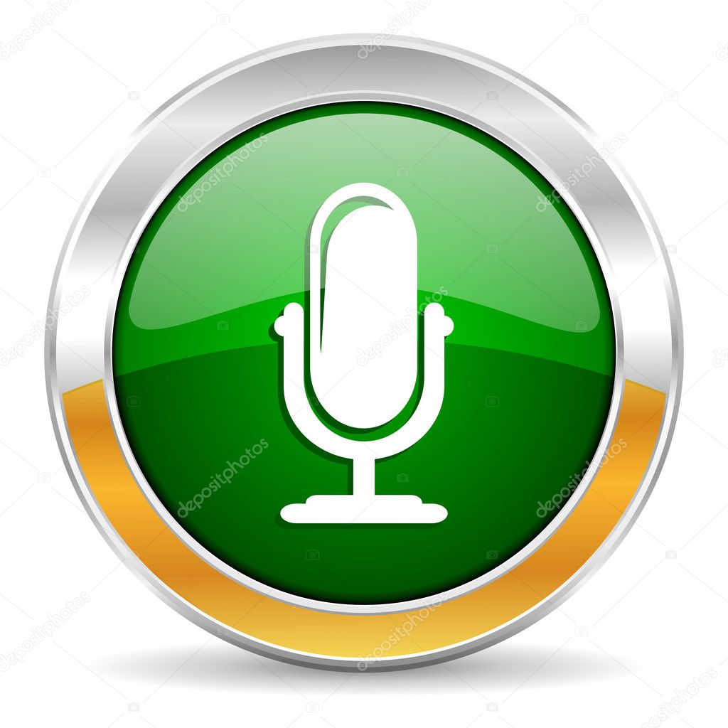 Microphone icon — Stock Photo © alexwhite #34851077