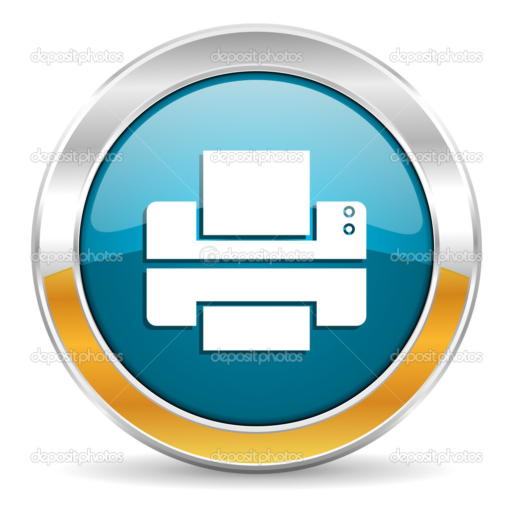 Printer icon — Stock Photo © alexwhite #35113503
