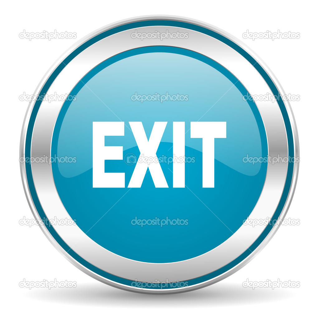 Exit icon — Stock Photo © alexwhite #35825725