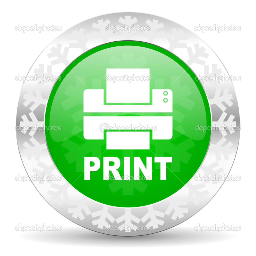 Printer Icon Button