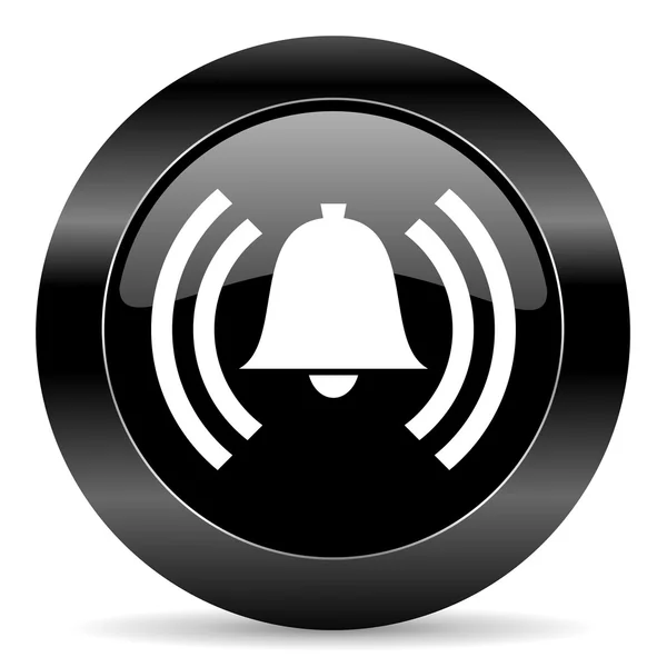 Alarm black circle web glossy icon Stock Photo by ©alexwhite 24477447