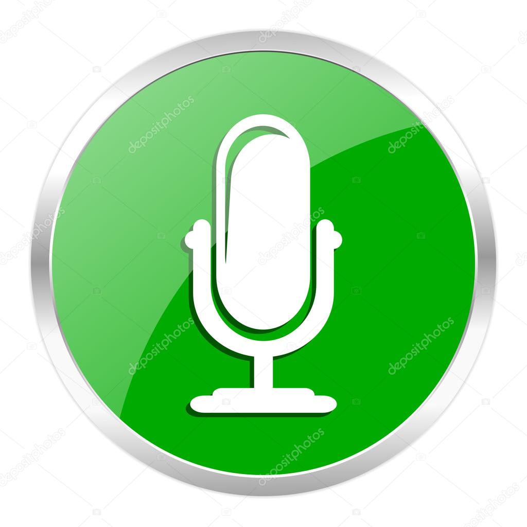 Microphone icon — Stock Photo © alexwhite #44779321