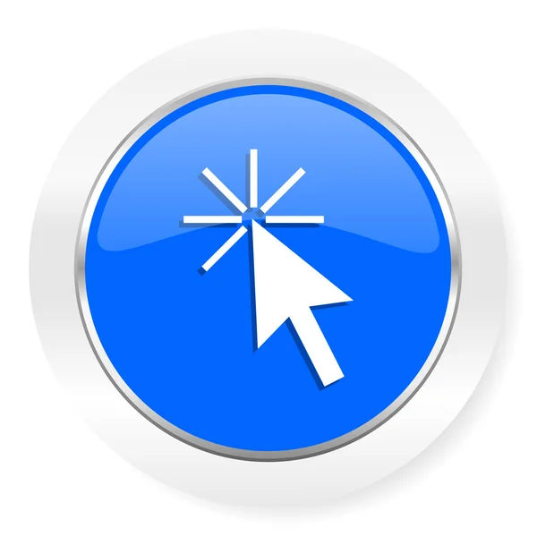 Click here red glossy icon on white background Stock Photo by ...