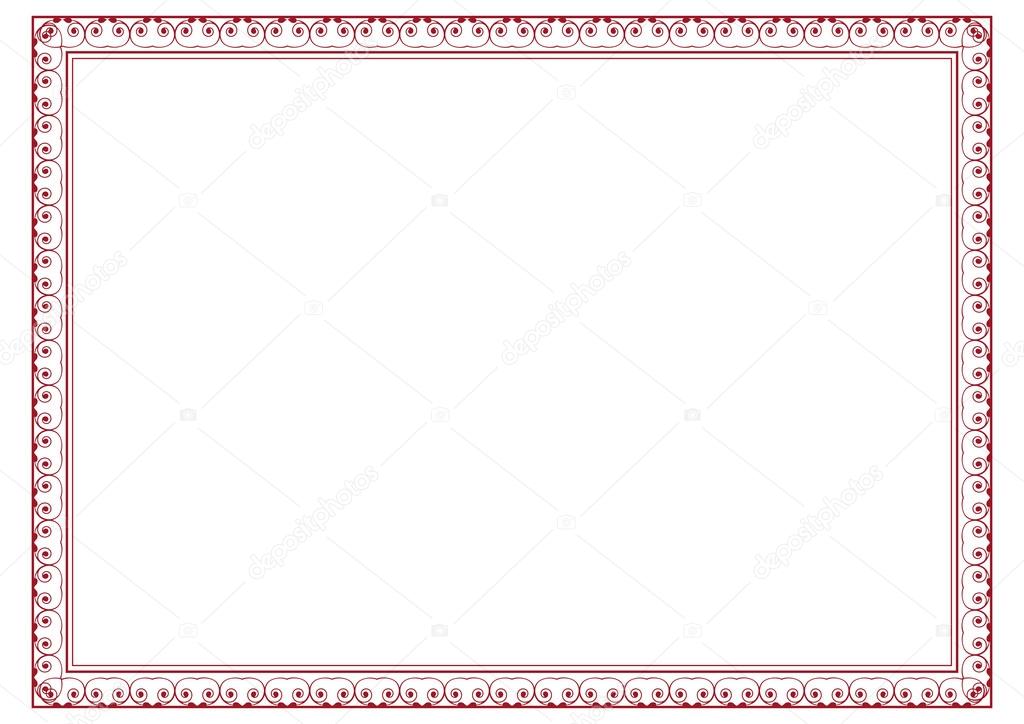 Cadre diplôme — Image vectorielle justaa © #40136999