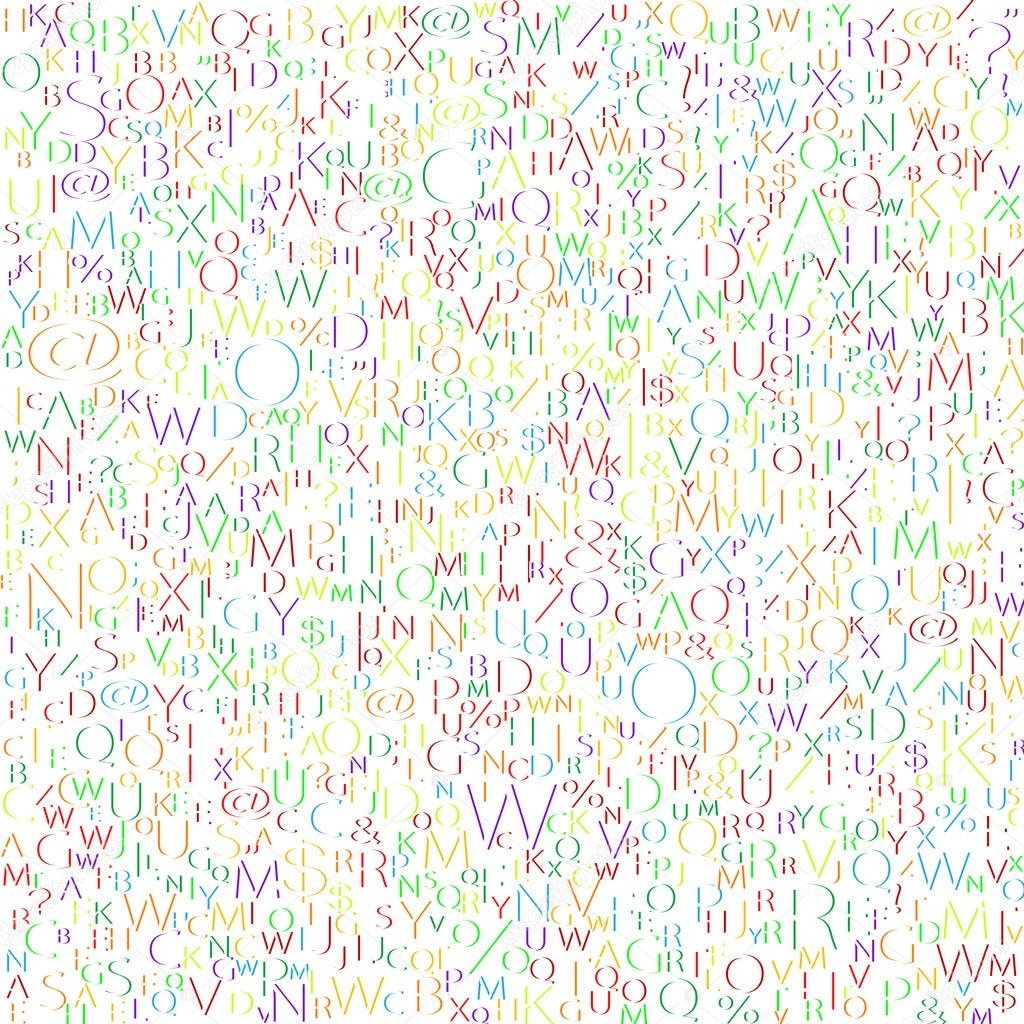 Alphabet background, vector Stock Vector Image by ©ngaga35 #18054861