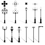 Lamp Post Lamppost Street PoleLight Stock Vector Image by ©leremy #5239663