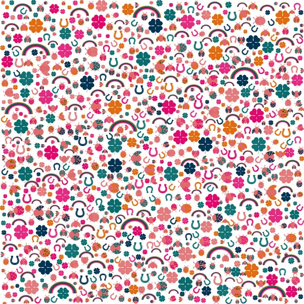 Background with lucky charms Stock Vector Image by ©ngaga35 #115518722