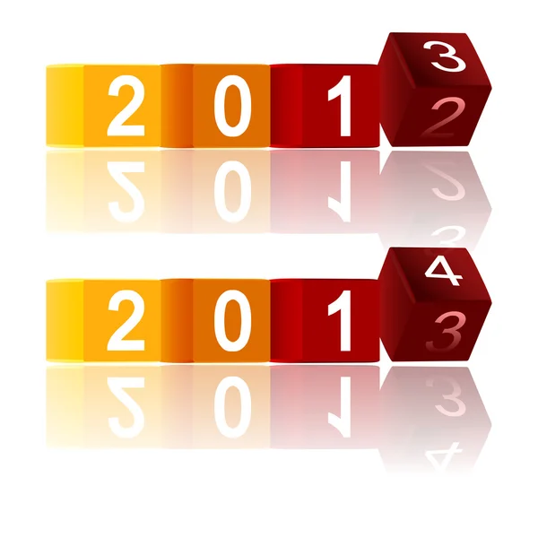 Cube passing years 2011-2020 ⬇ Vector Image by © ngaga35 | Vector Stock ...