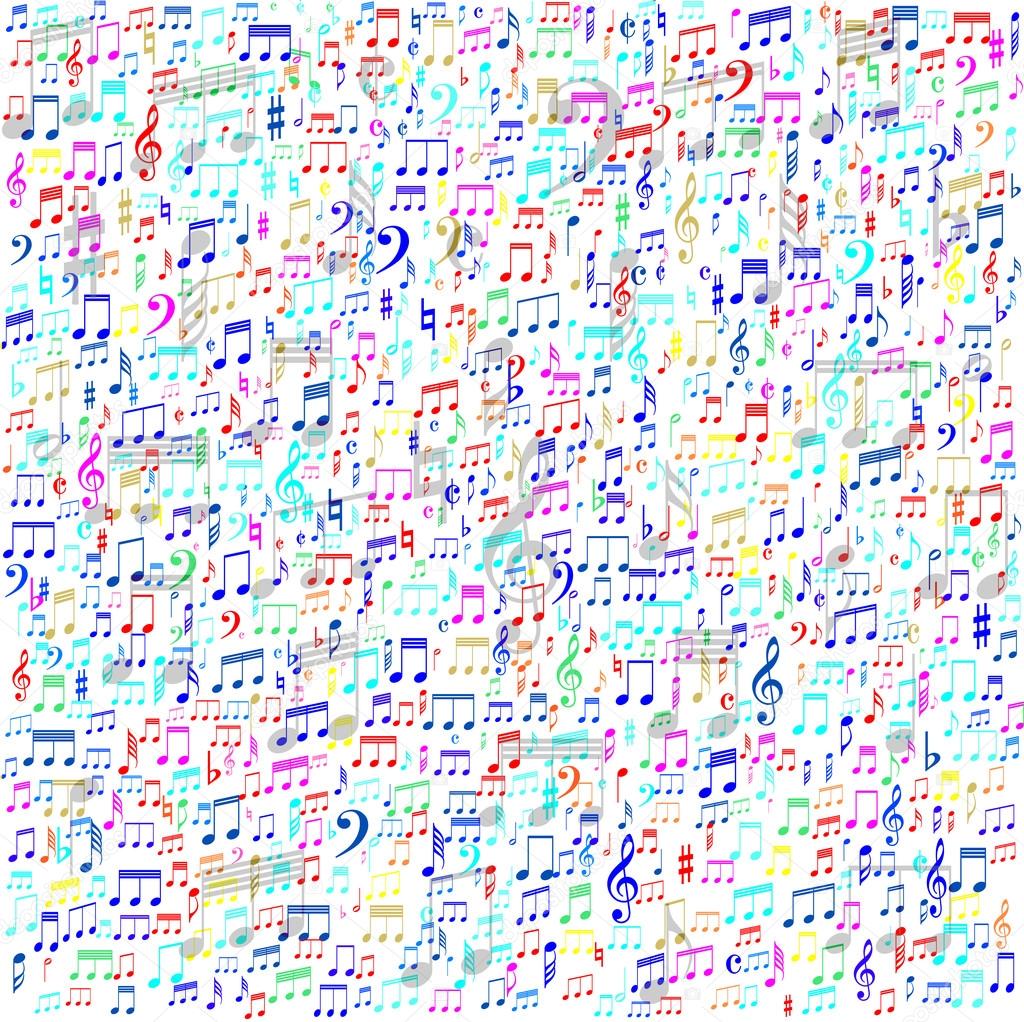 Colorful musical background Stock Vector by ©ngaga35 31025407