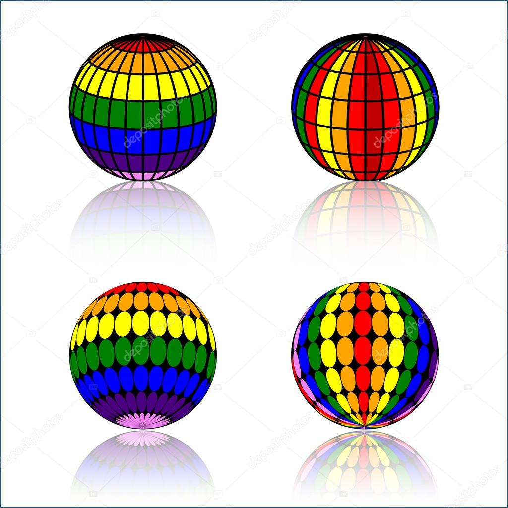 Colorful Sphere Stock Vector Image by ©ngaga35 #32343135