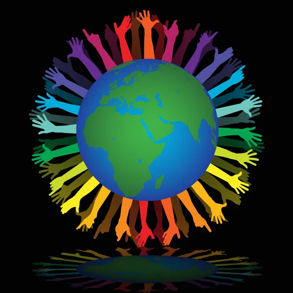 Happy world Stock Vector Image by ©ngaga35 #32349043