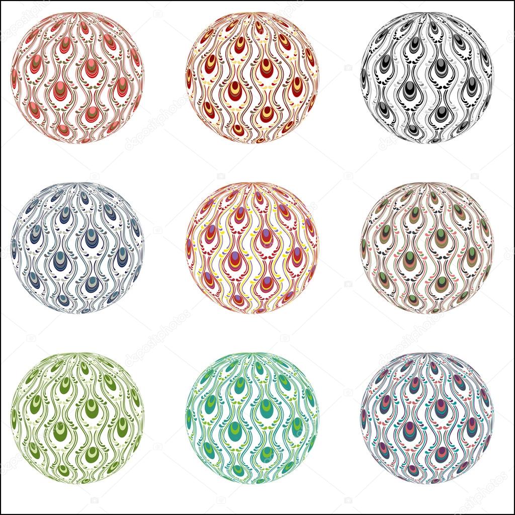 Beautiful ornament ball Stock Vector Image by ©ngaga35 #32445069