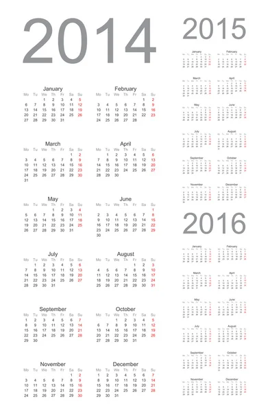 584 2015 2016 calendar Vector Images | Depositphotos