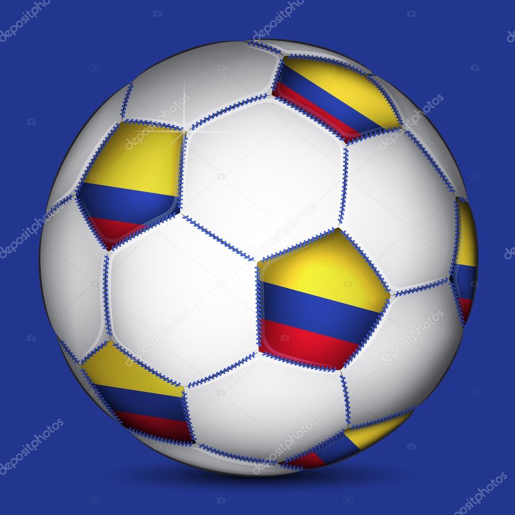 Columbia soccer ball Stock Vector by ©ngaga35 48281235