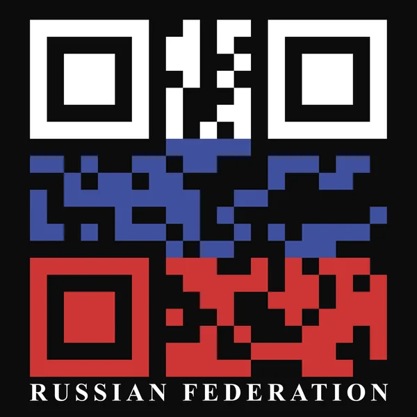 Russia QR code flag Stock Vector Image by ©ngaga35 #48507013