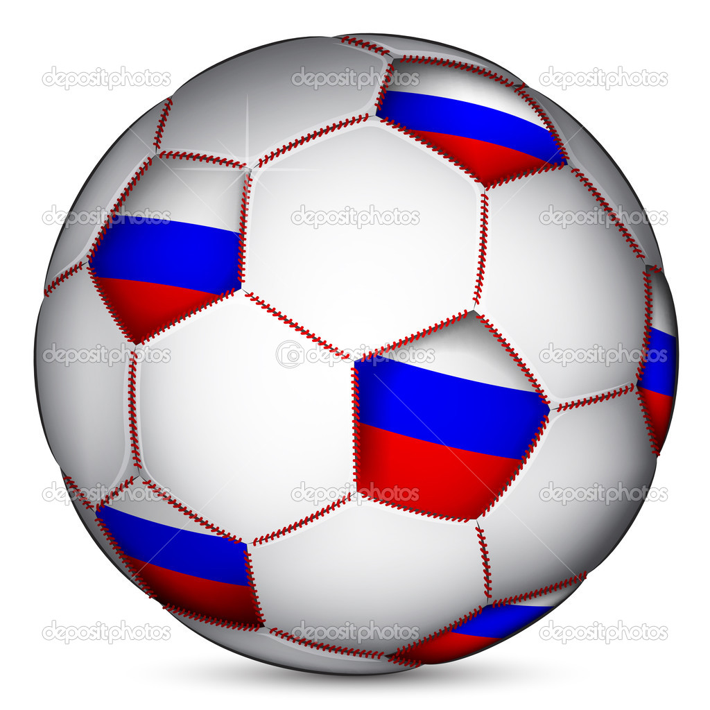 Pelota de fútbol ruso Vector de stock por ©ngaga35 48316673