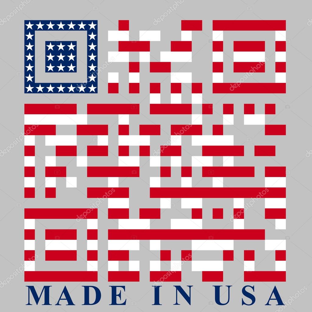 Código qr dos EUA Vetor de ©ngaga35 48507797