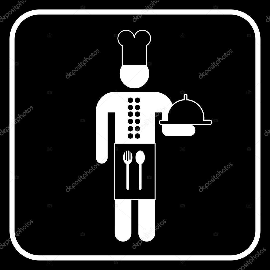 Chef serve symbol — Stock Vector © ngaga35 #48508849