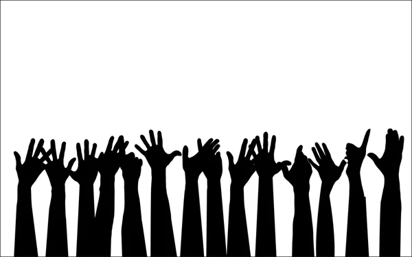 Raising hands Vector Art Stock Images | Depositphotos