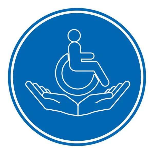 Disability Person Wheelchair Helper Hand Handicapped Patient Disabled ...