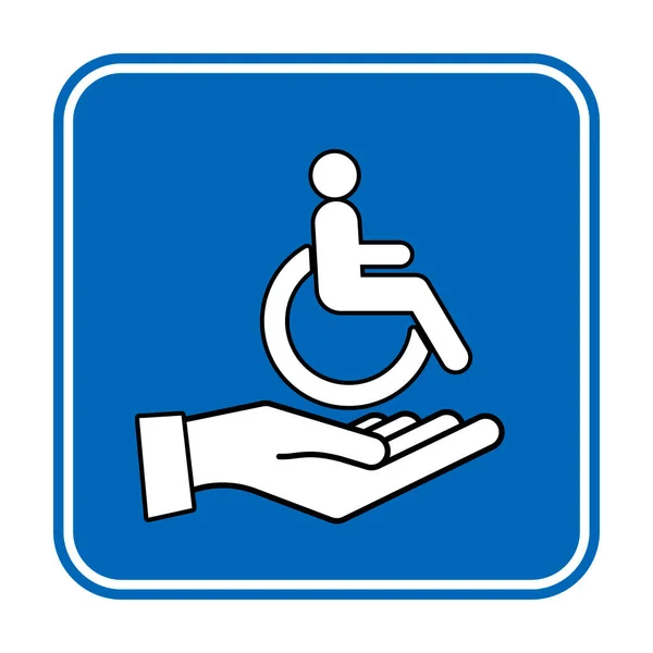 Disability Person Wheelchair Helper Hand Handicapped Patient Disabled ...