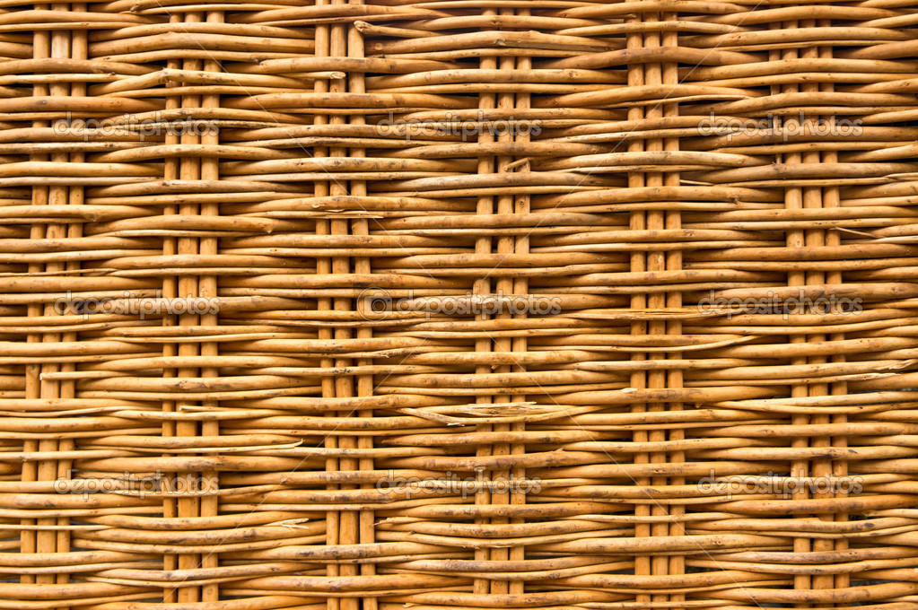 fond de texture osier brun issu du panier — Photographie matfron ...