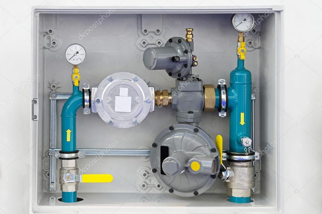 Home gas installation — Stock Photo © Baloncici #13264403