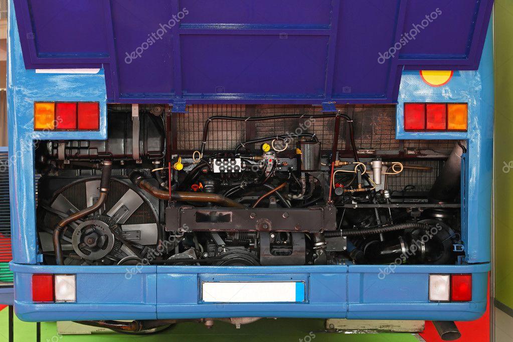 Bus engine — Stock Photo © Baloncici #26642385