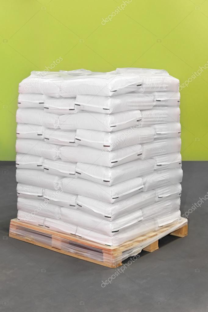 Pallet of sacks Stock Photo by ©Baloncici 29309653