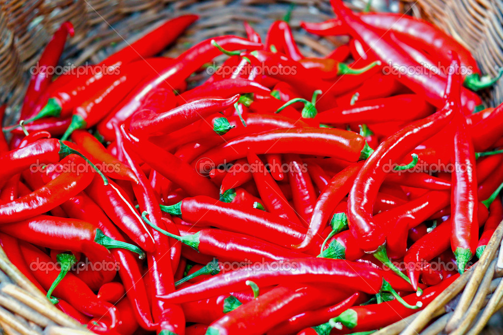 Red peppers Stock Photo by ©Baloncici 33340219