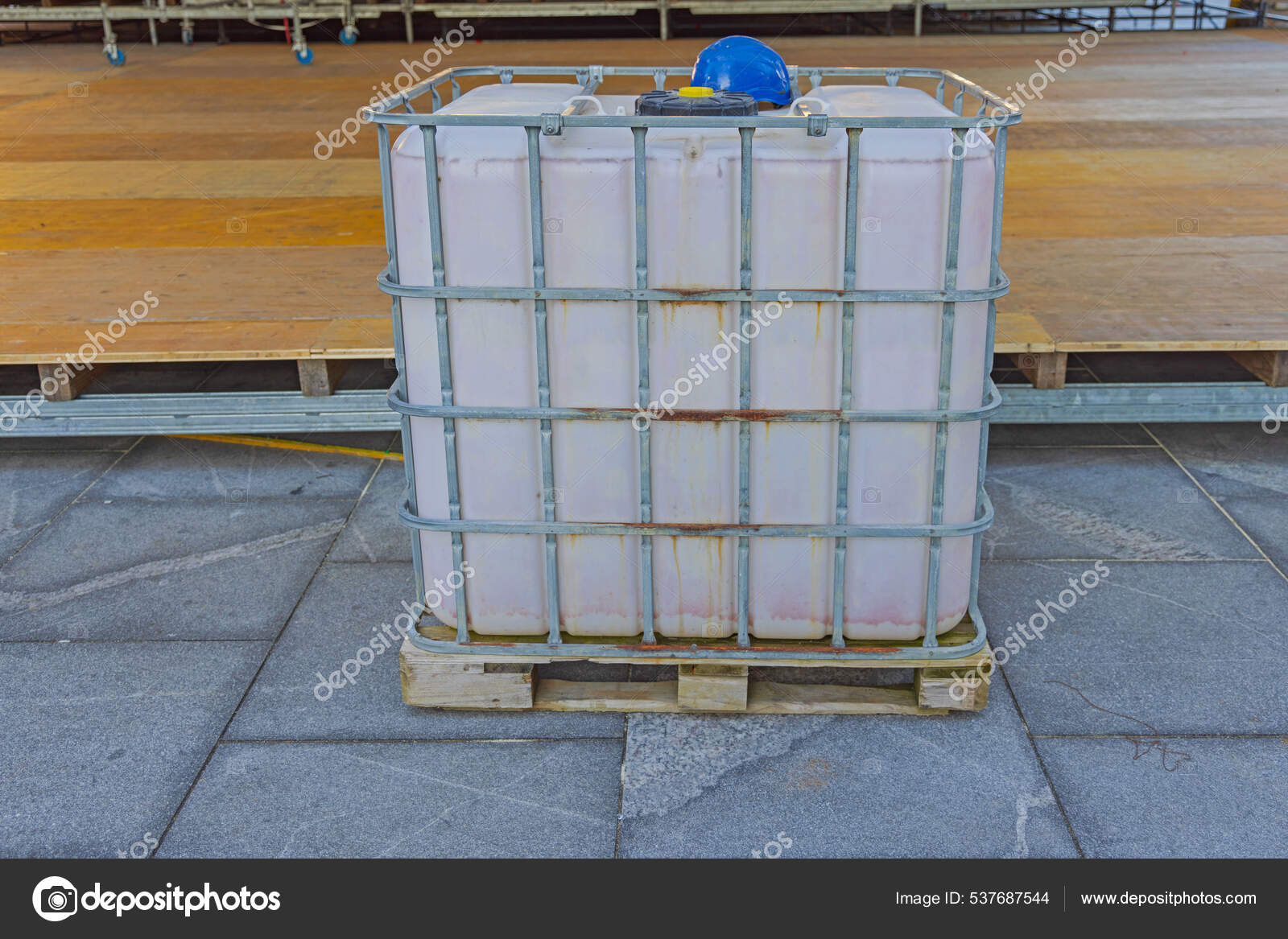 Caged Water Tanks