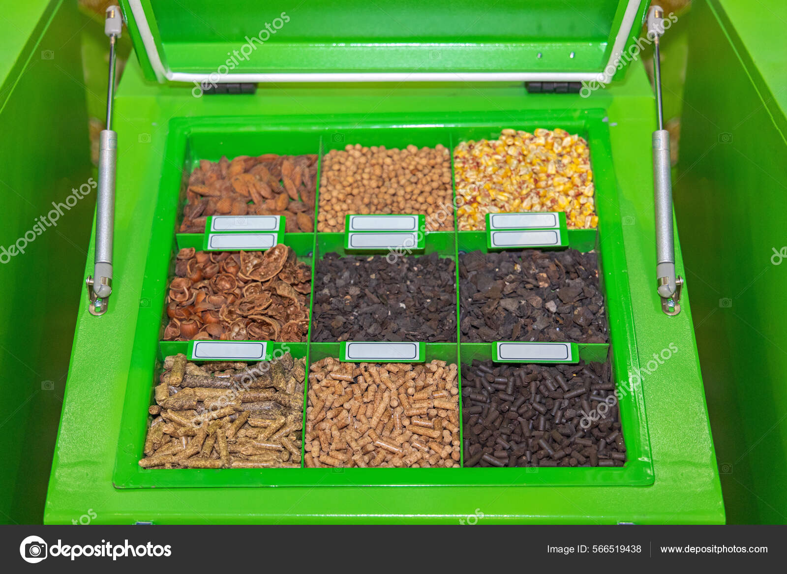 Biofuels Made Different Compressed Material Pellet Fuel Stock Photo by ...