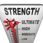 Satisfaction Thermometer Measuring Happiness Fulfillment Level Stock ...