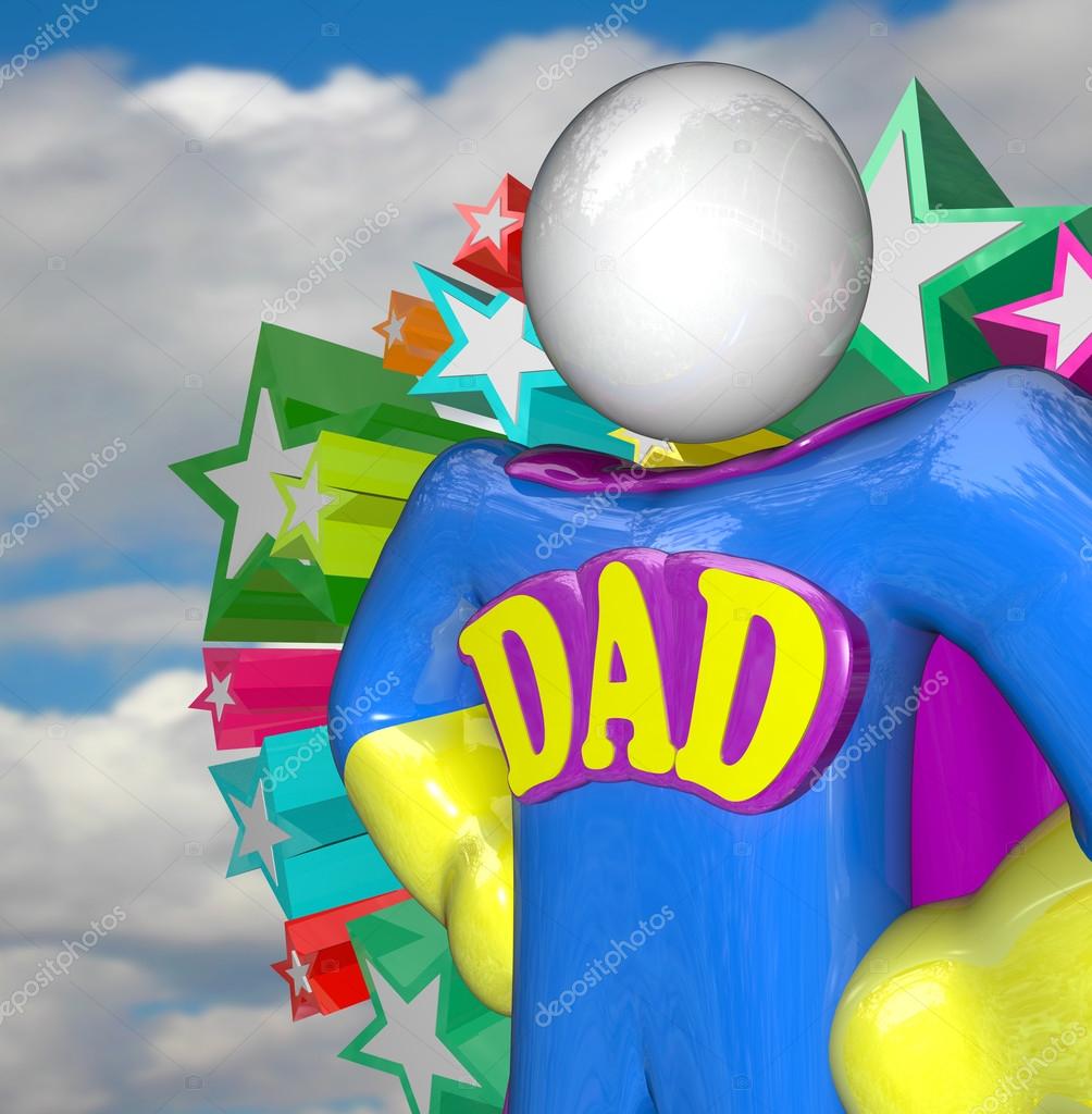 Father superhero | Superhero Dad Super Hero Father Costume — Stock ...