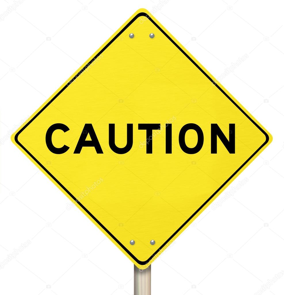 Caution - Yellow Warning Sign - Isolated — Stock Photo © iqoncept #21848221 Caution - Yellow Warning Sign - Isolated — Stock Photo © iqoncept #21848221