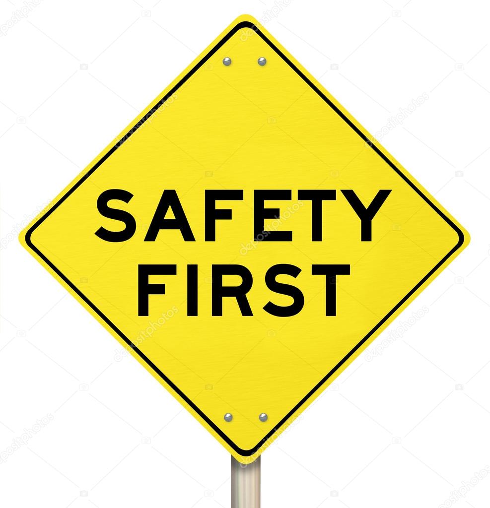 Yellow Warning Sign - Safety First - Isolated — Stock Photo © iqoncept ... Yellow Warning Sign - Safety First - Isolated — Stock Photo © iqoncept ...
