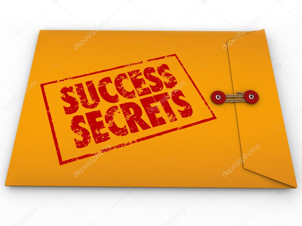 Success Secrets Winning Information Classified Envelope — Stock Photo ...