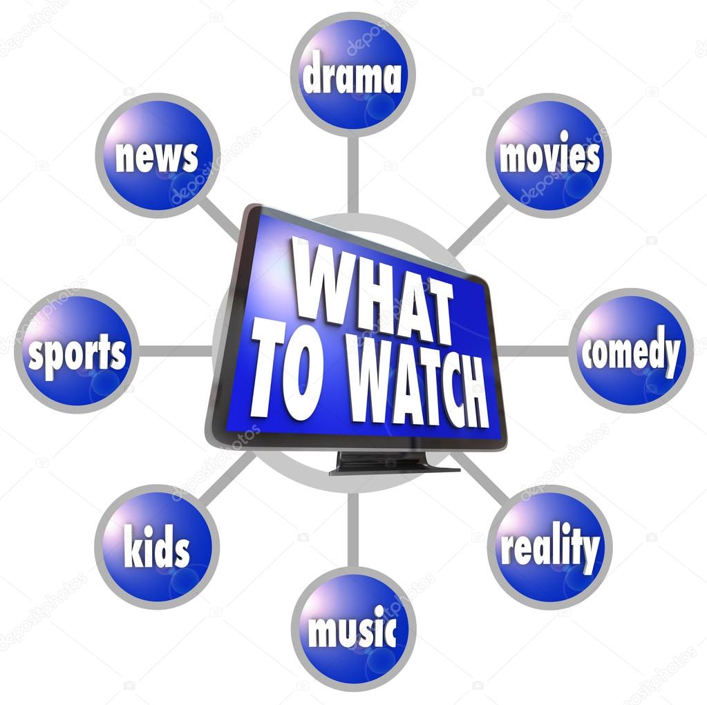 What to Watch HDTV Program Suggestions Ideas Guide Stock Photo by ...