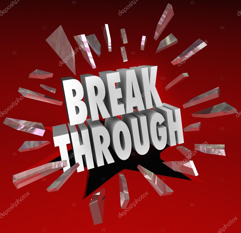 Images: breakthrough word | Breakthrough Break Through Word Glass ...