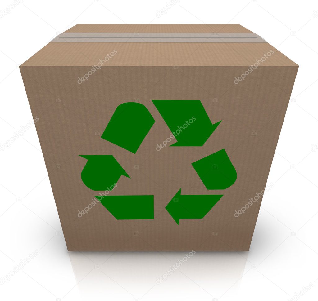 Cardboard Recycling Signs