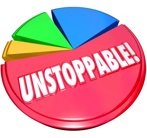 Monopoly Pie Chart Market Leader Unfair Competition — Stock Photo ...