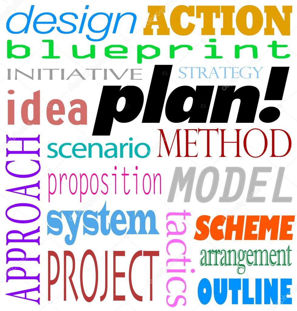 Plan Word Background Idea Strategy Method Scheme Stock Photo by ...
