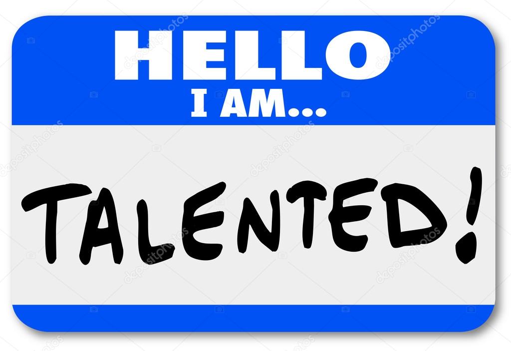 Hello I Am Talented — Stock Photo © iqoncept #41552017