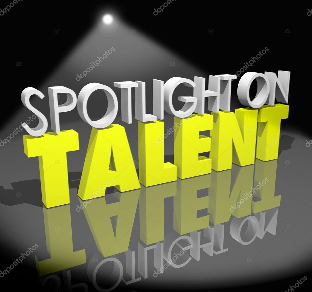 Spotlight On Talent — Stock Photo © iqoncept #41552055