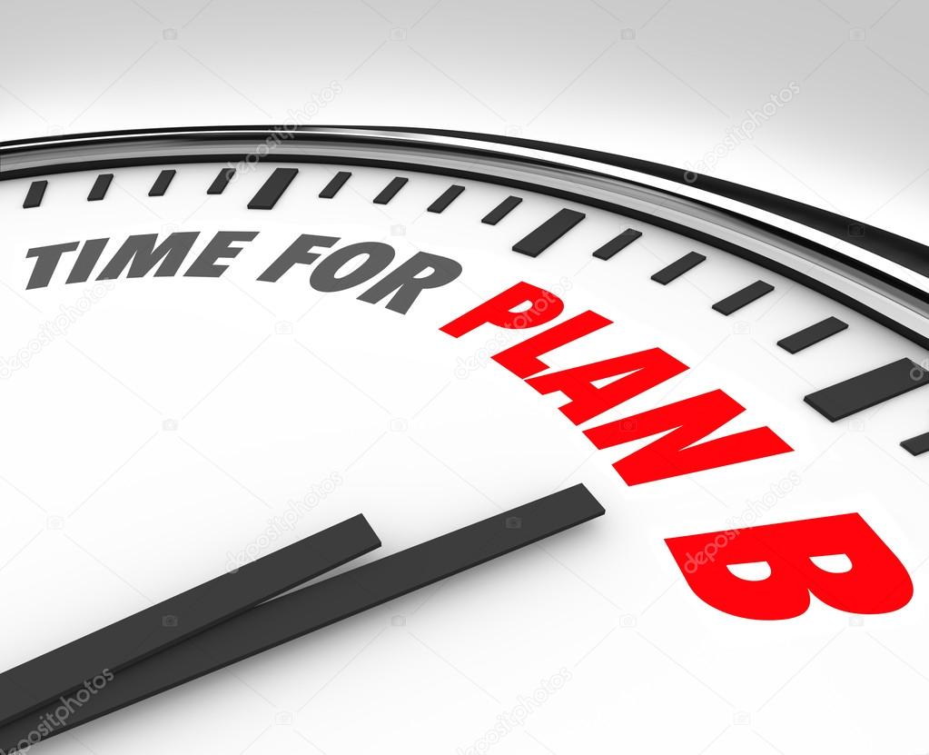 Time for Plan B Stock Photo by ©iqoncept 41560849