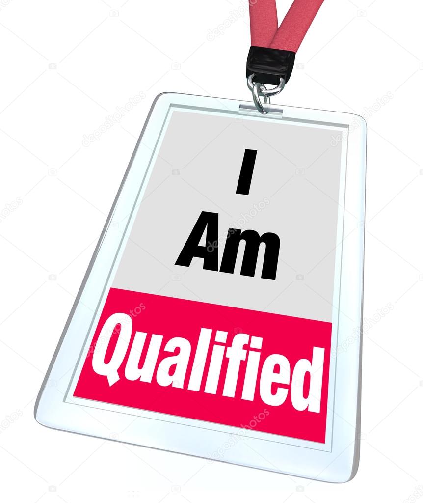 I Am Qualified Badge Certified License — Stock Photo © iqoncept #46022029